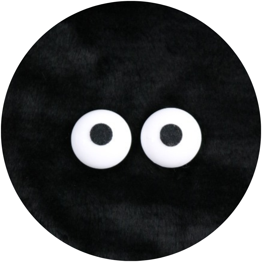 Black Short Pile Faux Fur Yardage | Puppet Pelts