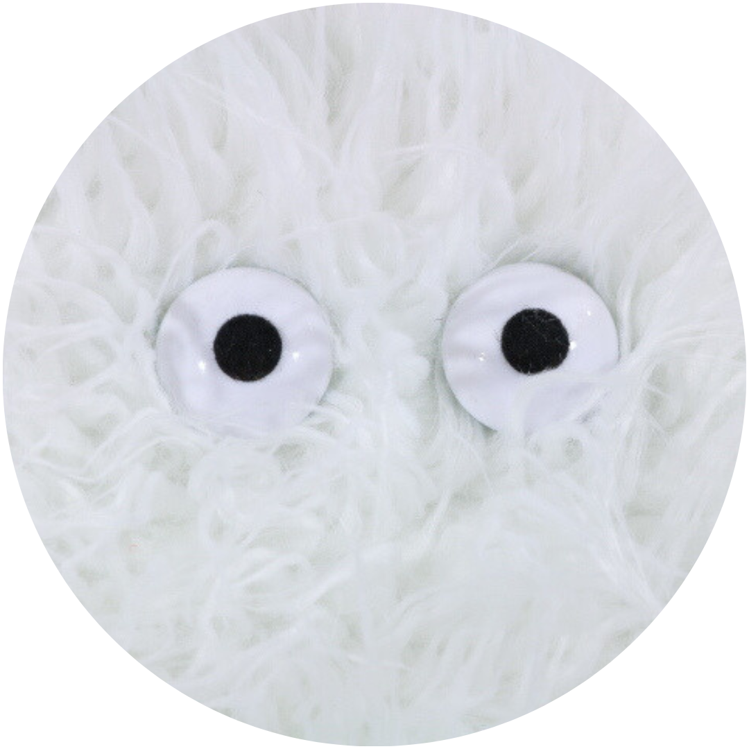 White Mongolian Shag Faux Fur Yardage | Puppet Pelts